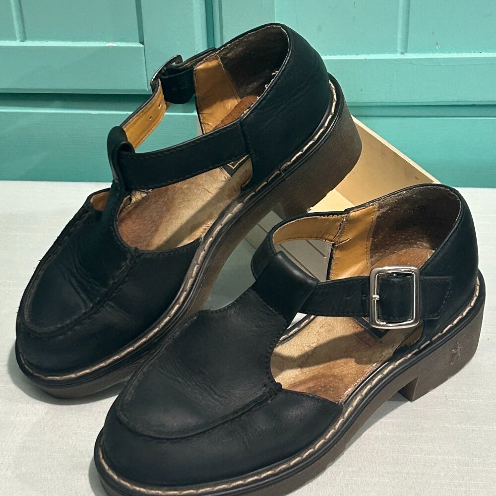 Vintage Prima Royale Uni Trend Leather Buckle Loafer … - Gem